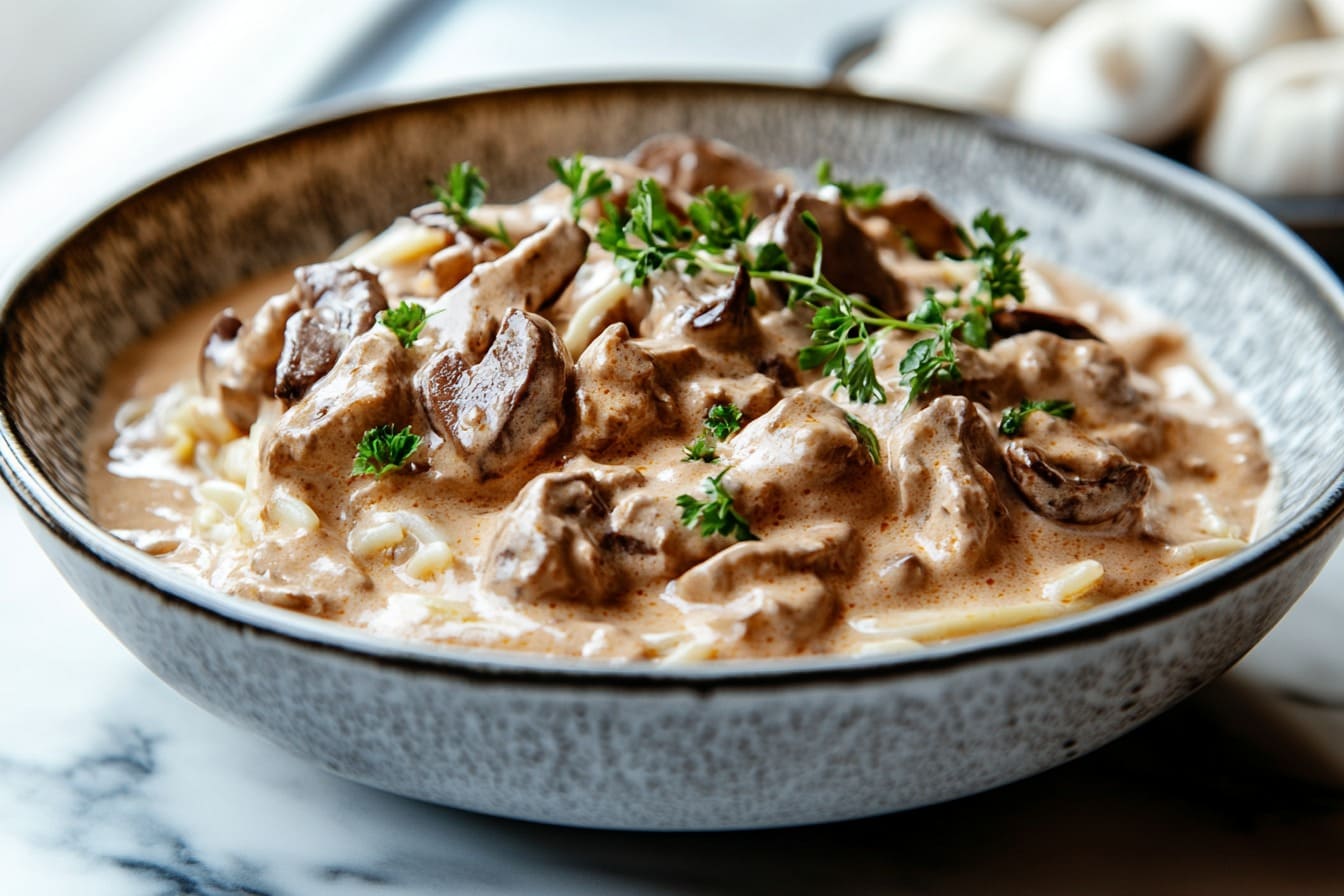 Biff Stroganoff – en rysk klassiker med krämig sås - Bon Appetit