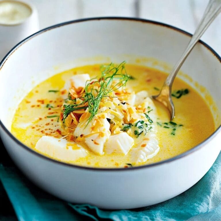 Krämig fisksoppa med saffran och aioli - Bon Appetit