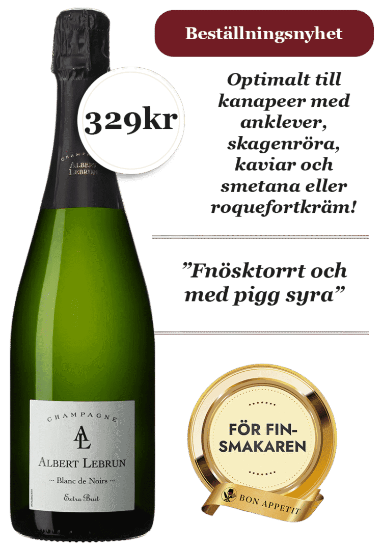 Albert Lebrun Blanc de Noirs Extra Brut - Bon Appetit