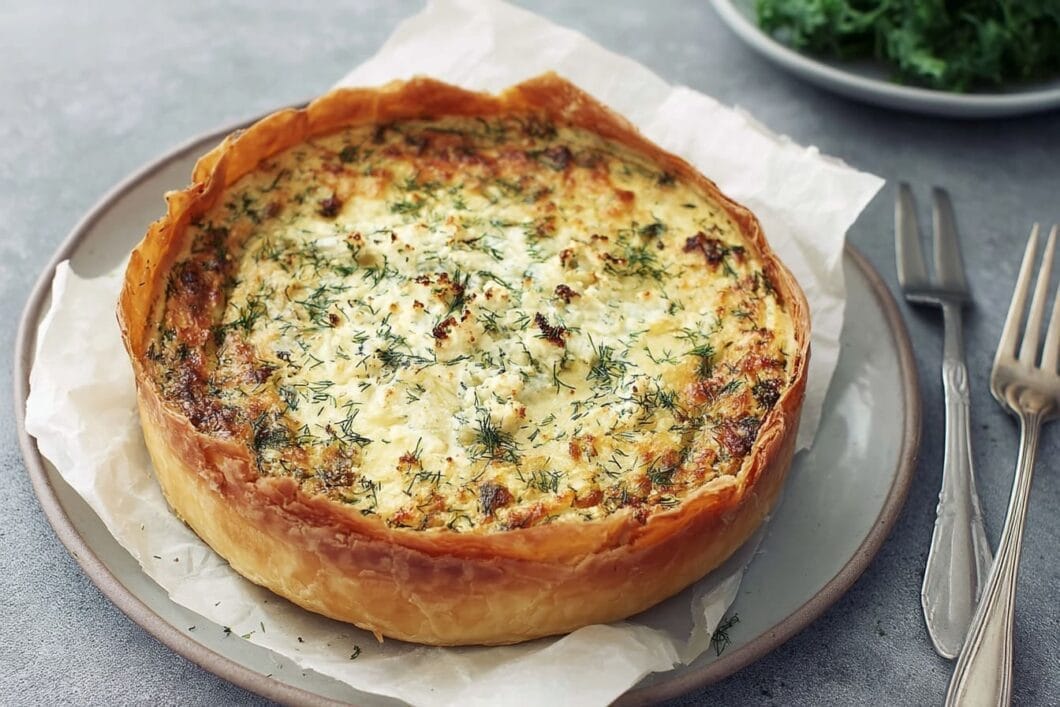 Paj med fetaost, spenat och soltorkade tomater - Bon Appetit